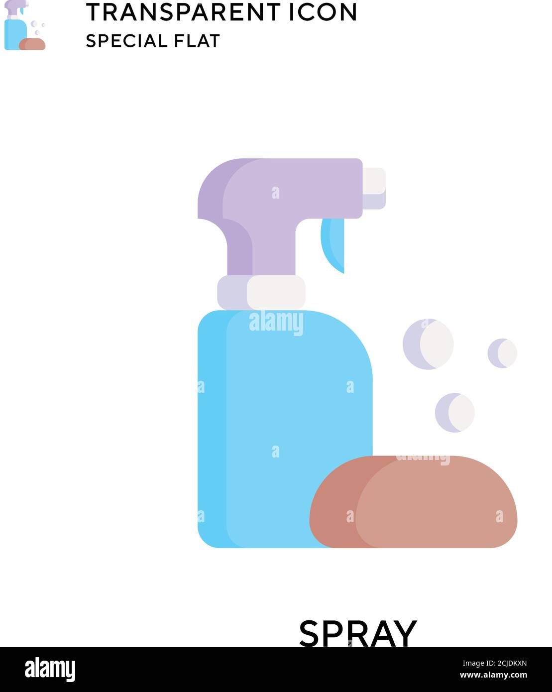 Spray vector icon. Flat style illustration. EPS 10 vector Stock Vector ...