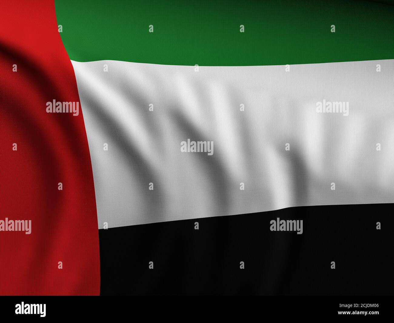 Uae flag waving hi-res stock photography and images - Alamy