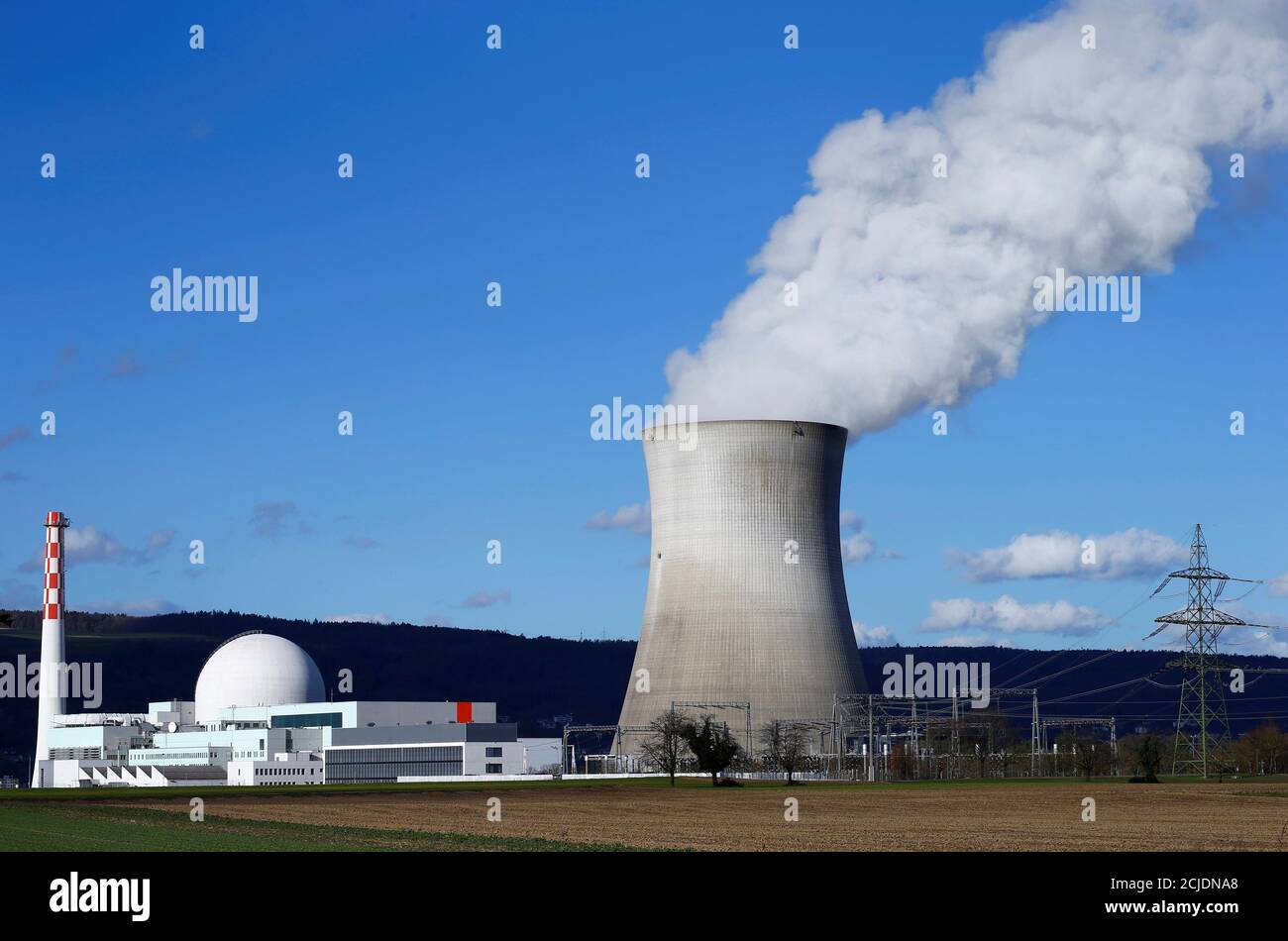 Leibstadt nuclear power plant europe hi-res stock photography and ...