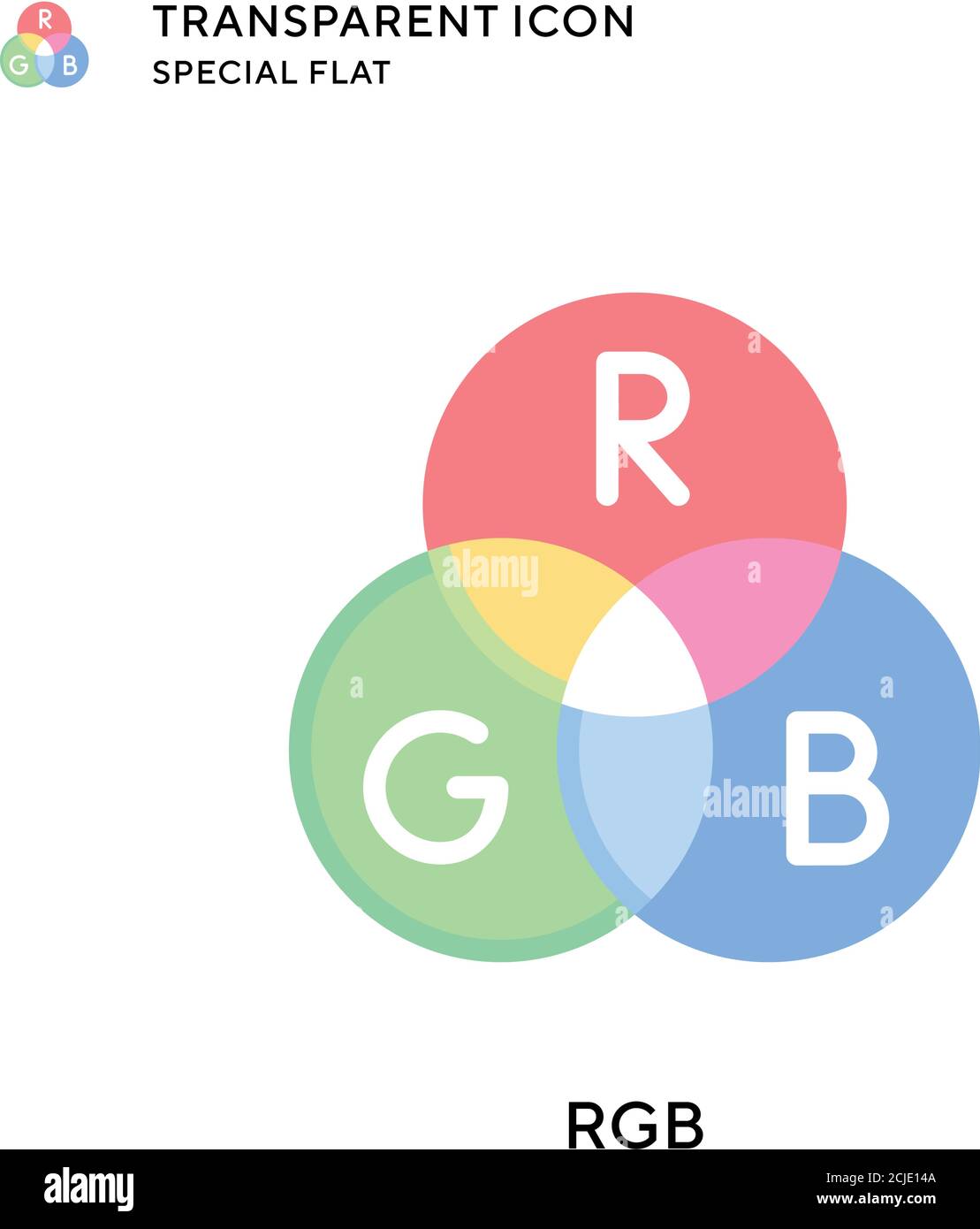 Rgb vector icon. Flat style illustration. EPS 10 vector Stock Vector ...