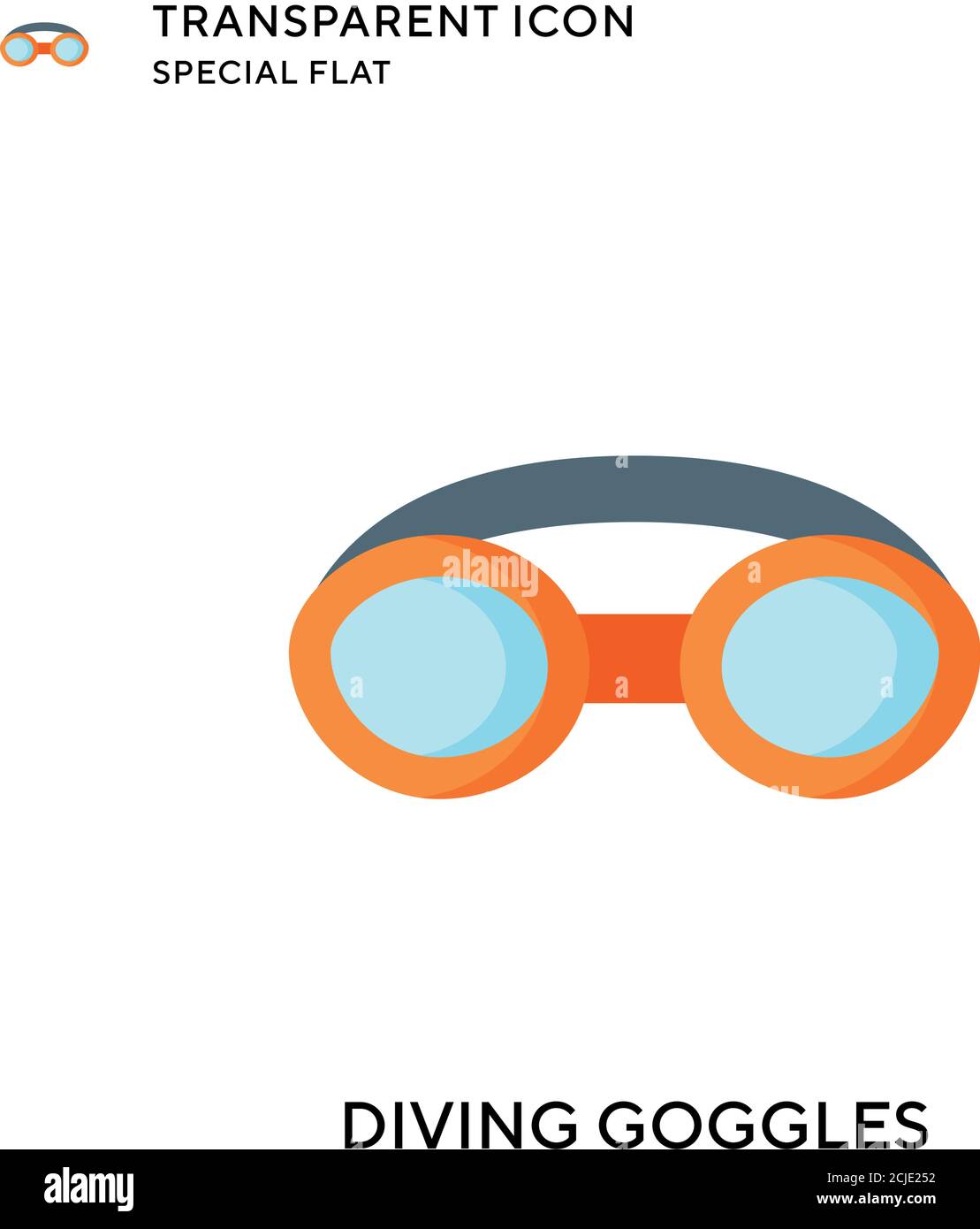 Vector snorkeling accessory Stock Vector Images - Alamy