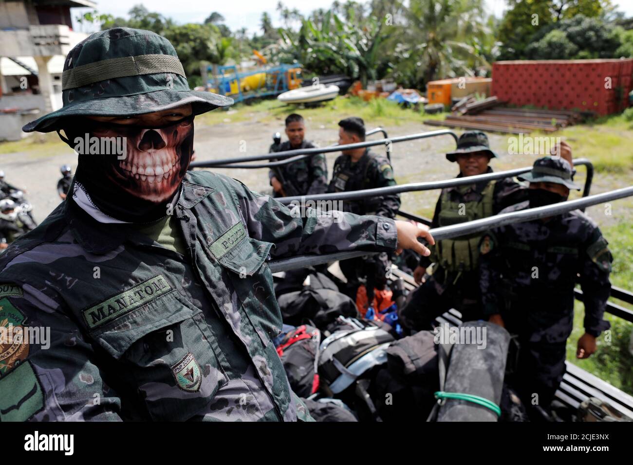 Philippine national police special action force hi-res stock ...
