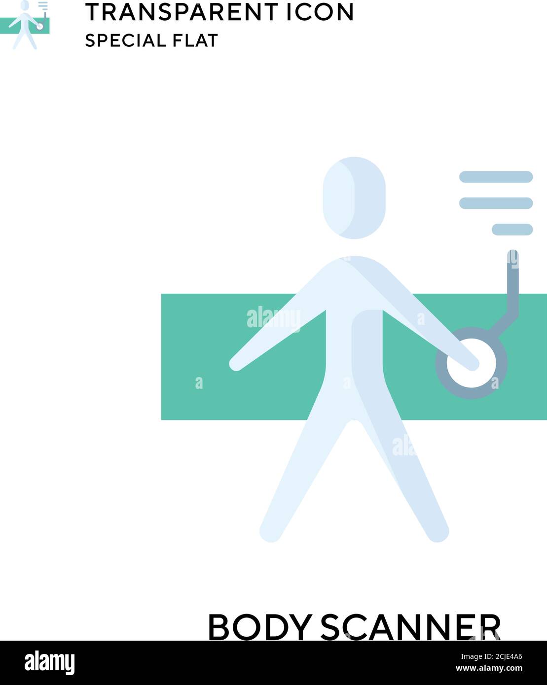 Airport security body scan Cut Out Stock Images & Pictures - Alamy