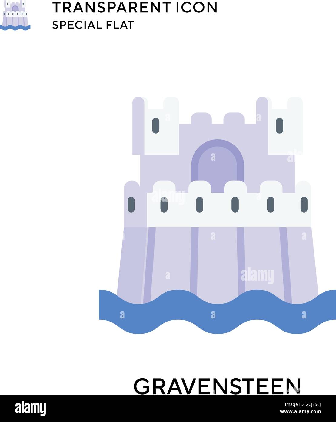 Gravensteen medieval castle Stock Vector Images - Alamy