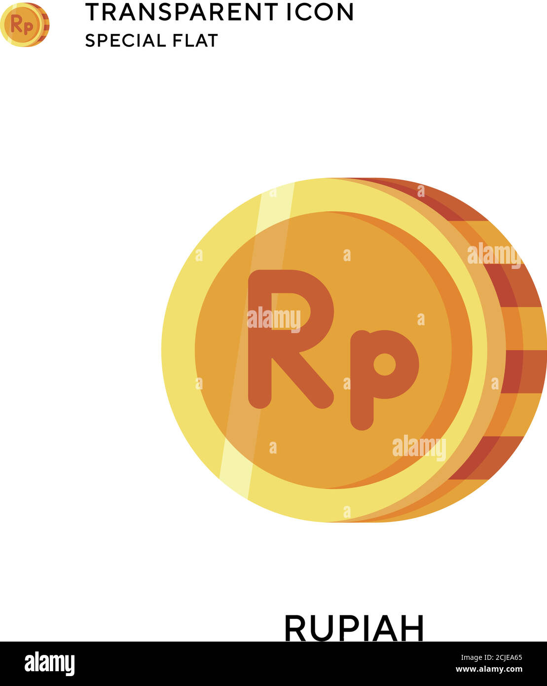 Indonesian rupiah currency sign Stock Vector Images - Alamy