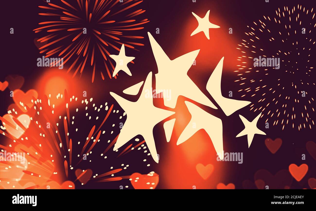 Simple starry seamless pattern with small doodles - perfect for ...