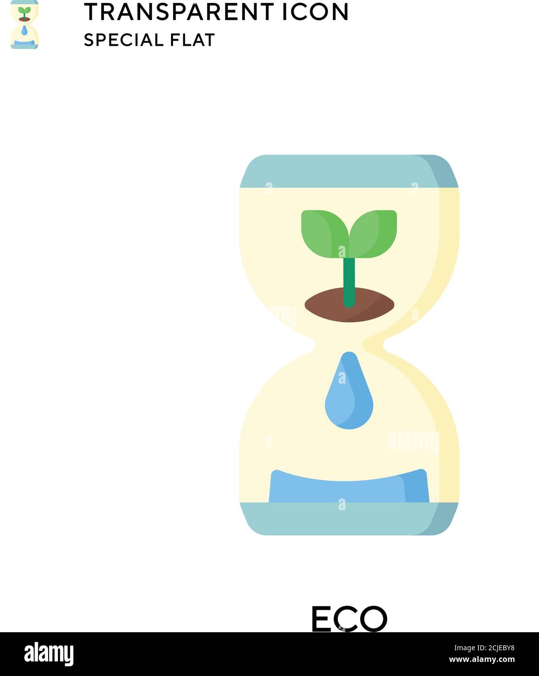 Eco vector icon. Flat style illustration. EPS 10 vector Stock Vector ...