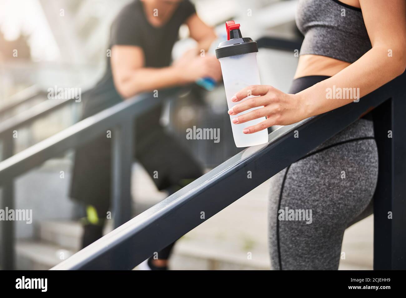 Couple quenching thirst hi-res stock photography and images - Alamy