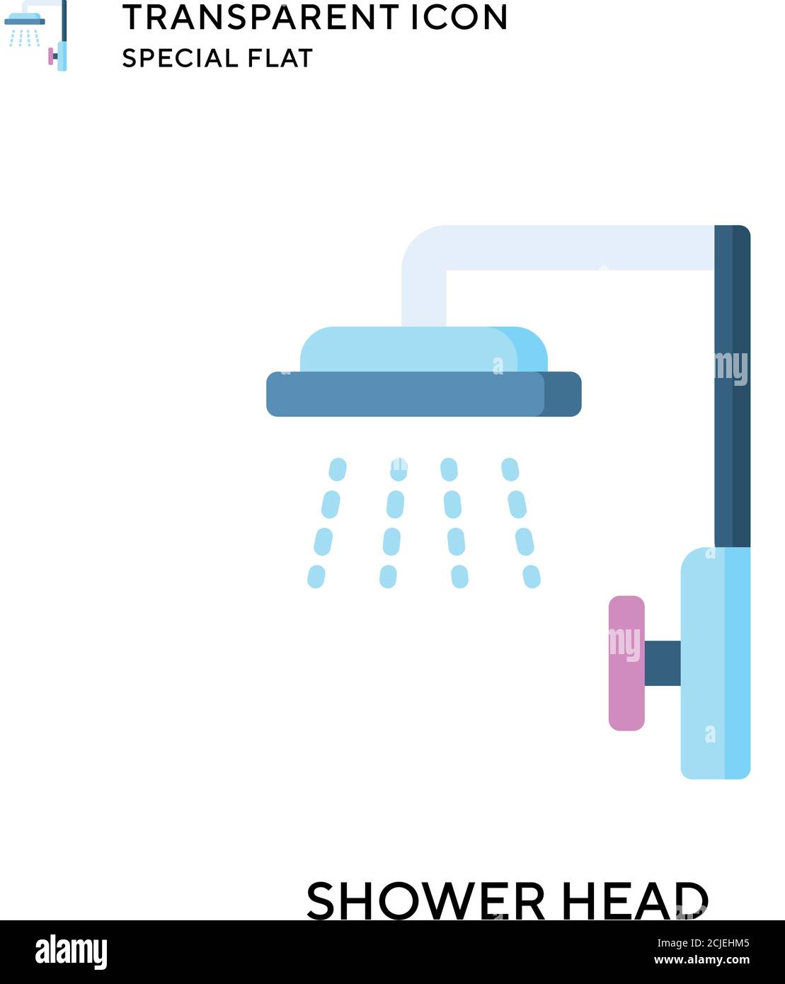 Shower head detail Stock Vector Images - Alamy