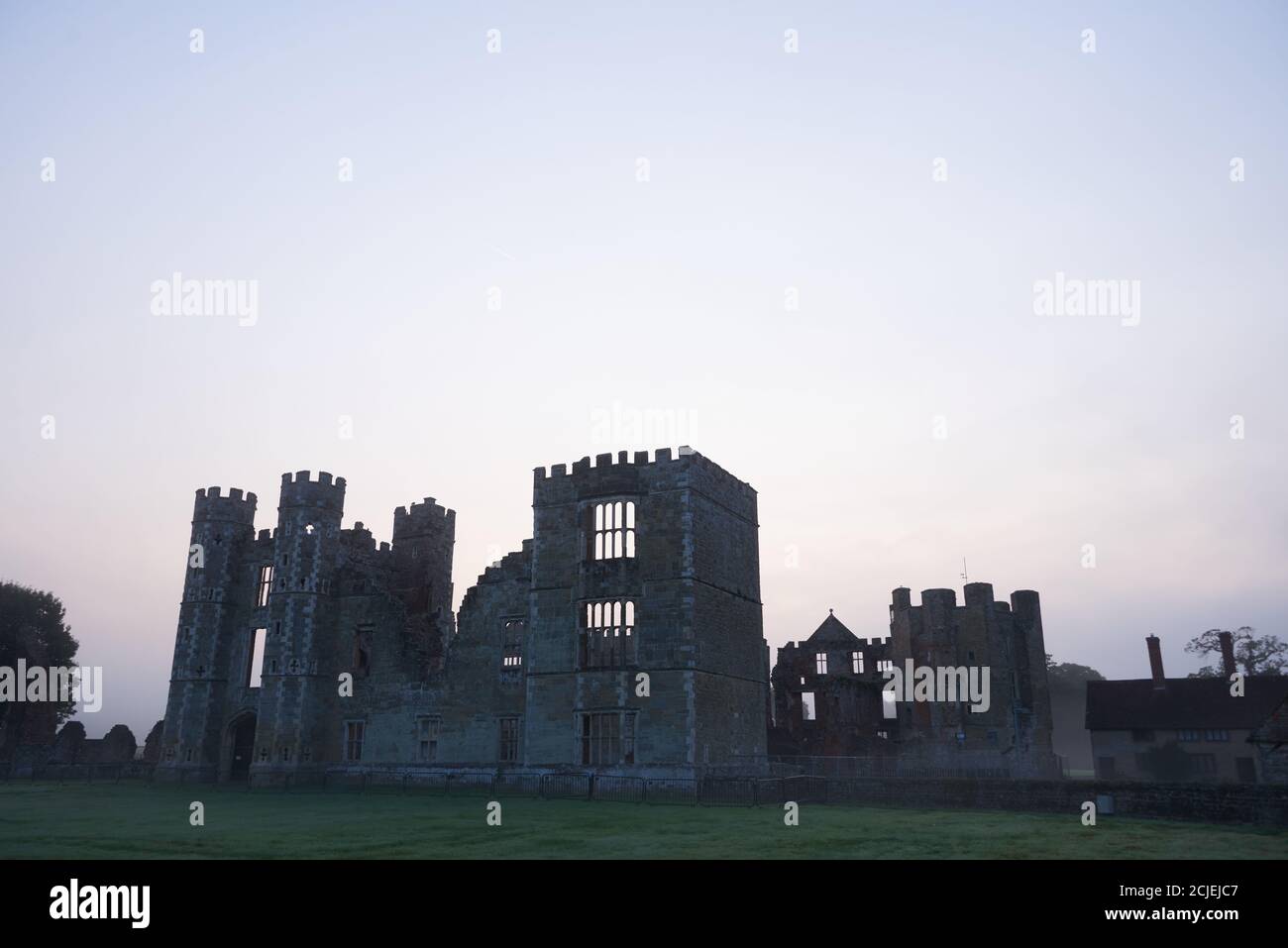 Cowdray Heritage. Ruins of great Tudor House destroyed by fire in 1793 ...
