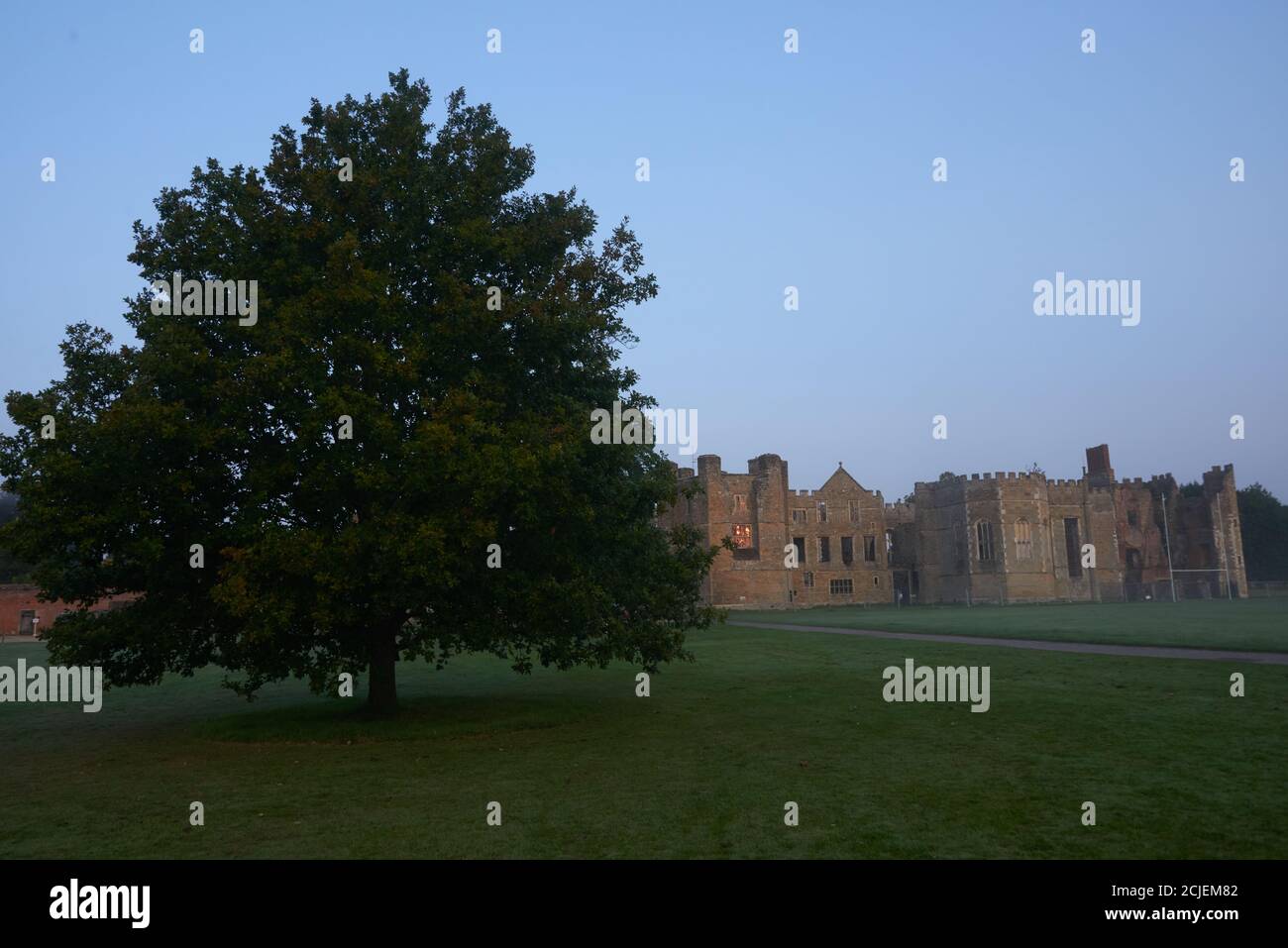 Cowdray Heritage. Ruins of great Tudor House destroyed by fire in 1793 ...