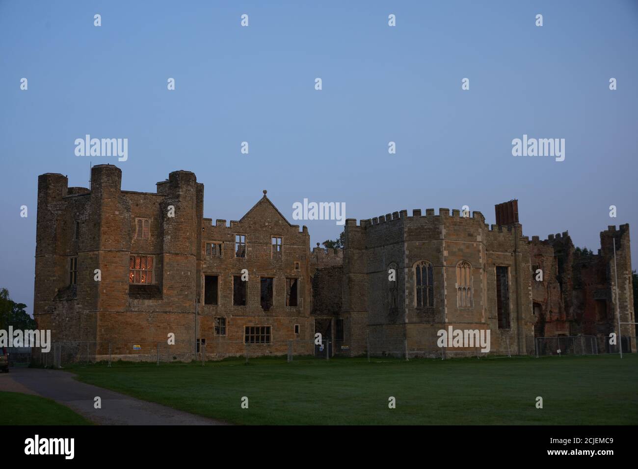 Cowdray Heritage. Ruins of great Tudor House destroyed by fire in 1793 ...