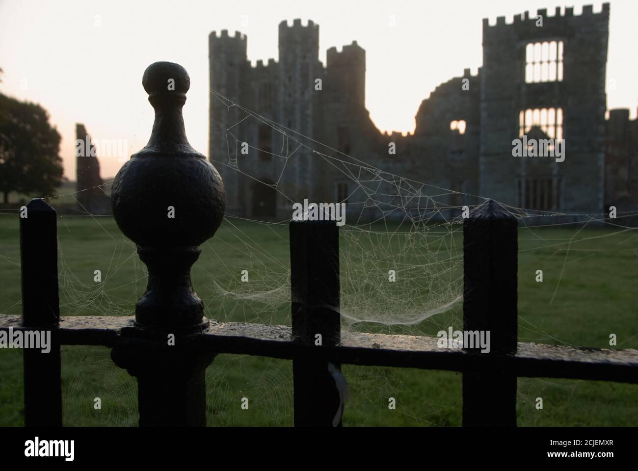 Cowdray Heritage. Ruins of great Tudor House destroyed by fire in 1793 ...