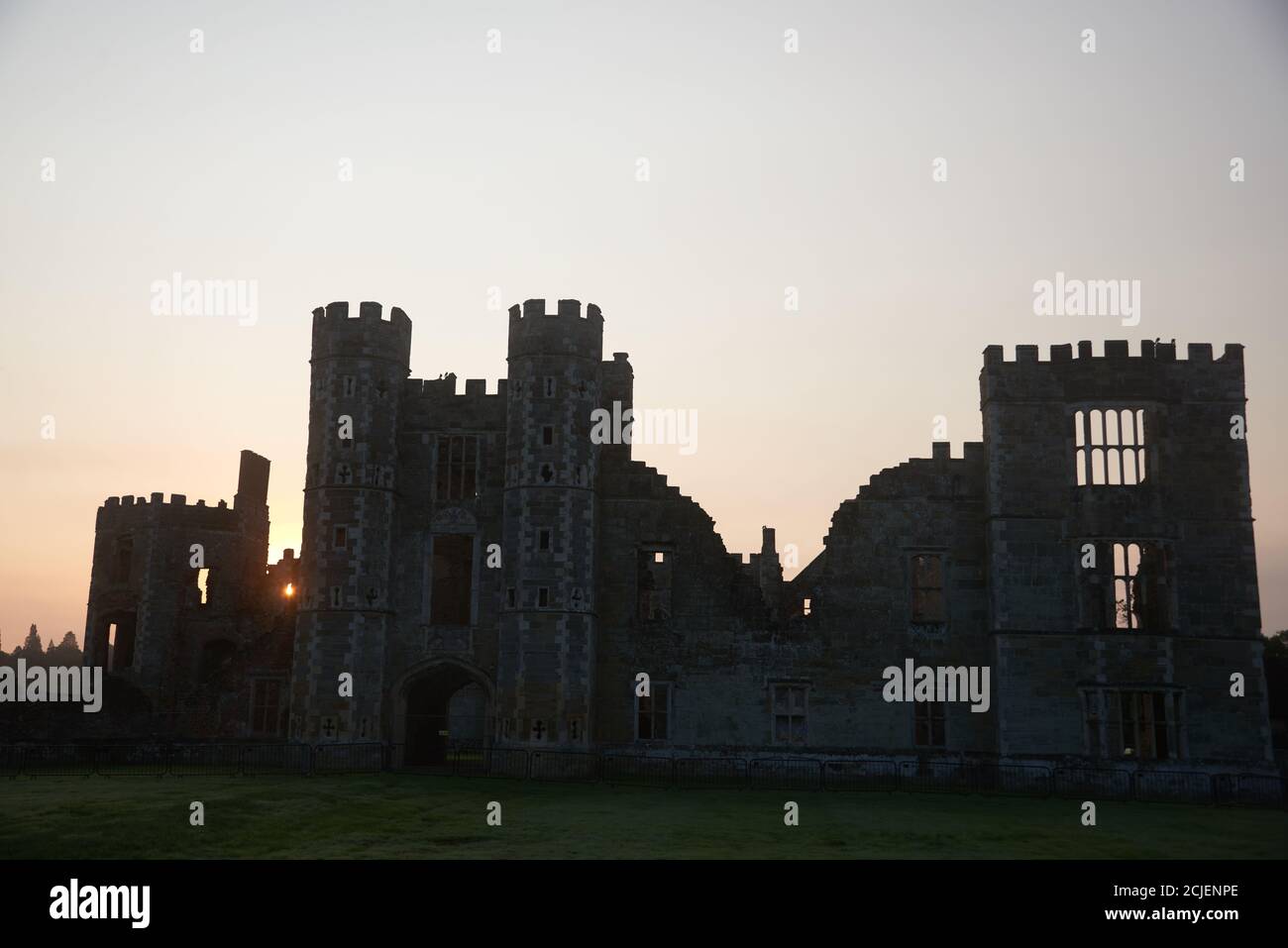 Cowdray Heritage. Ruins of great Tudor House destroyed by fire in 1793 ...