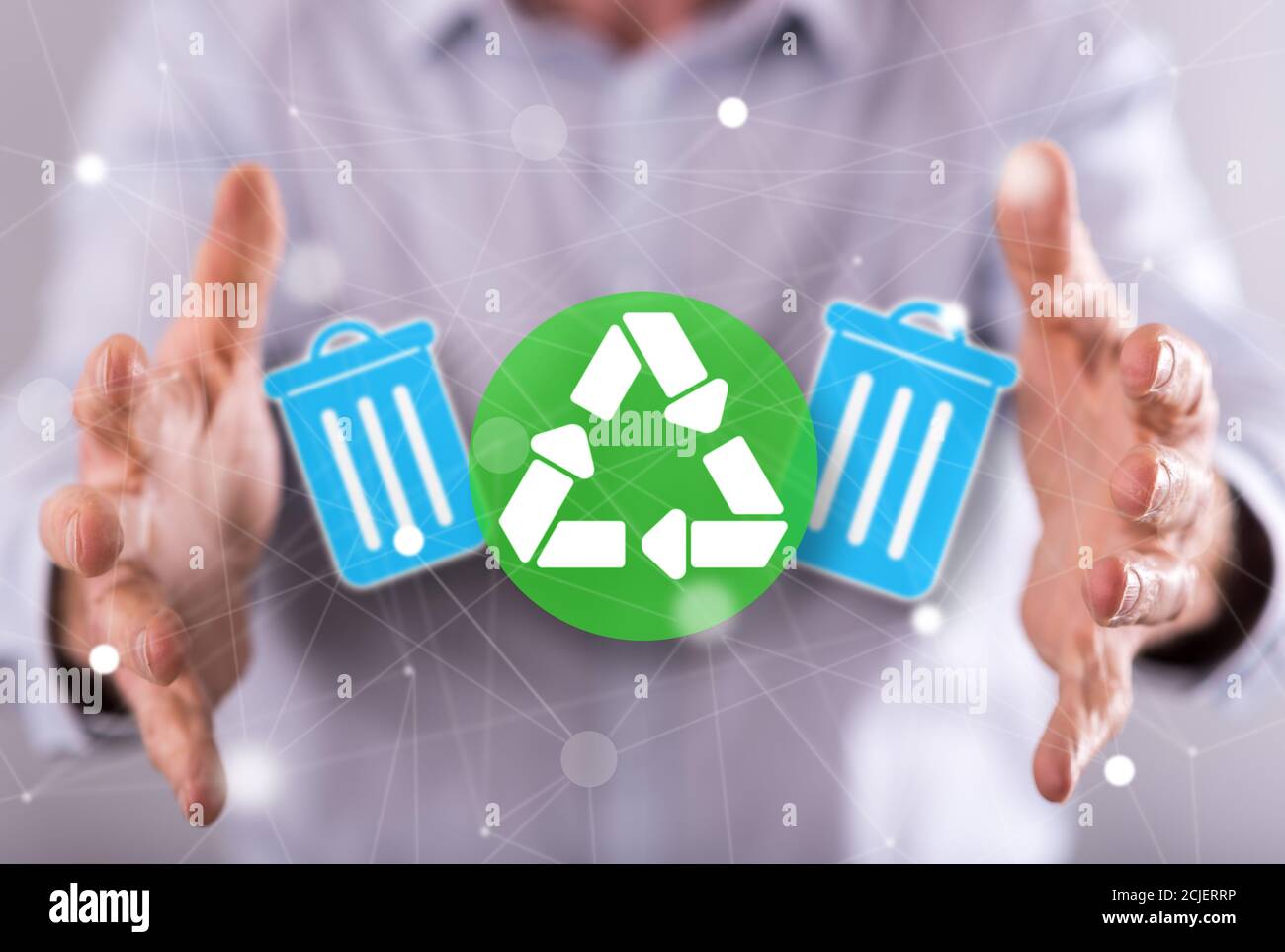 Ecology concept between hands hi-res stock photography and images - Alamy