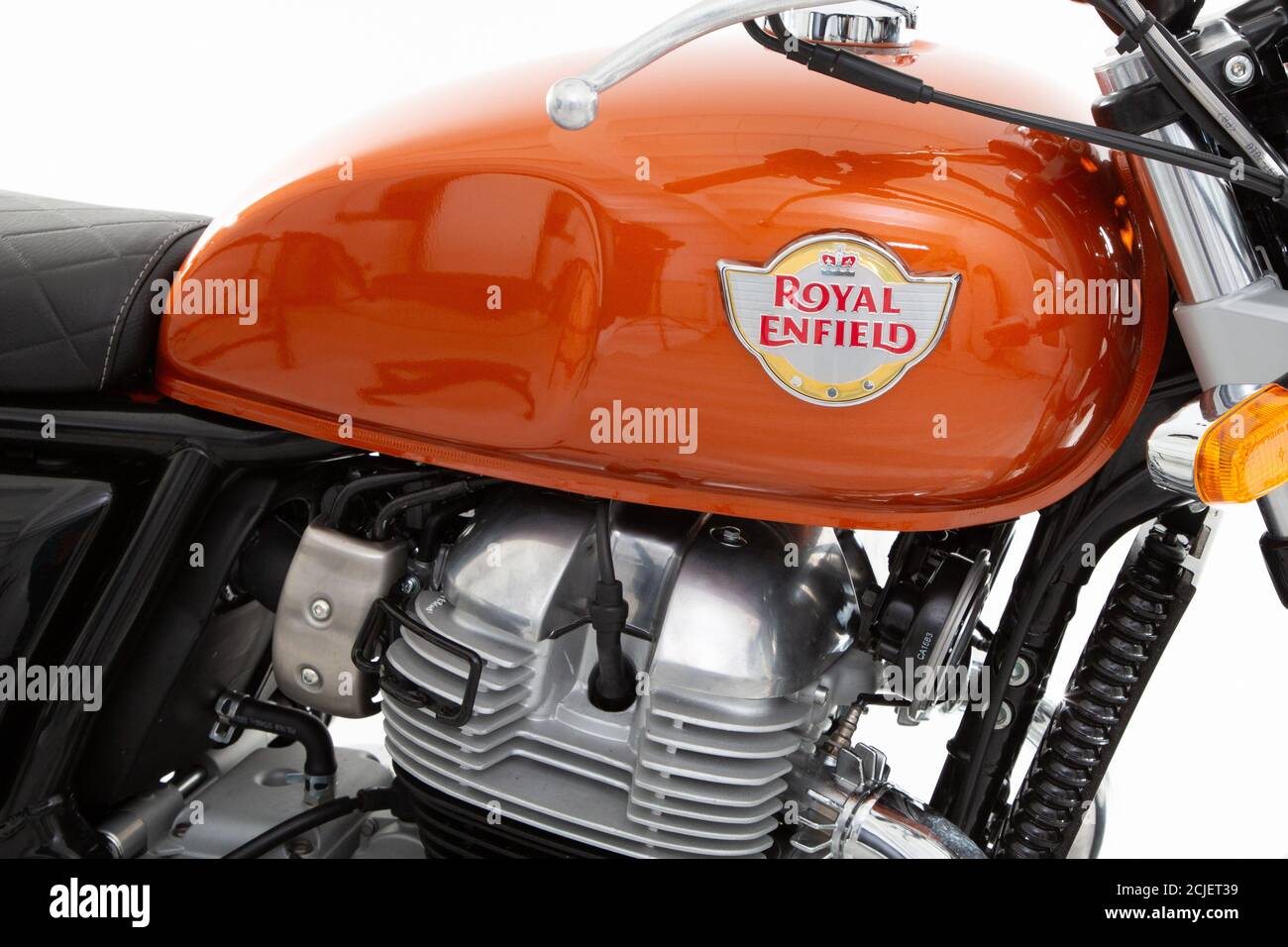 Royal enfield motorcycle logo hi-res stock photography and images - Alamy