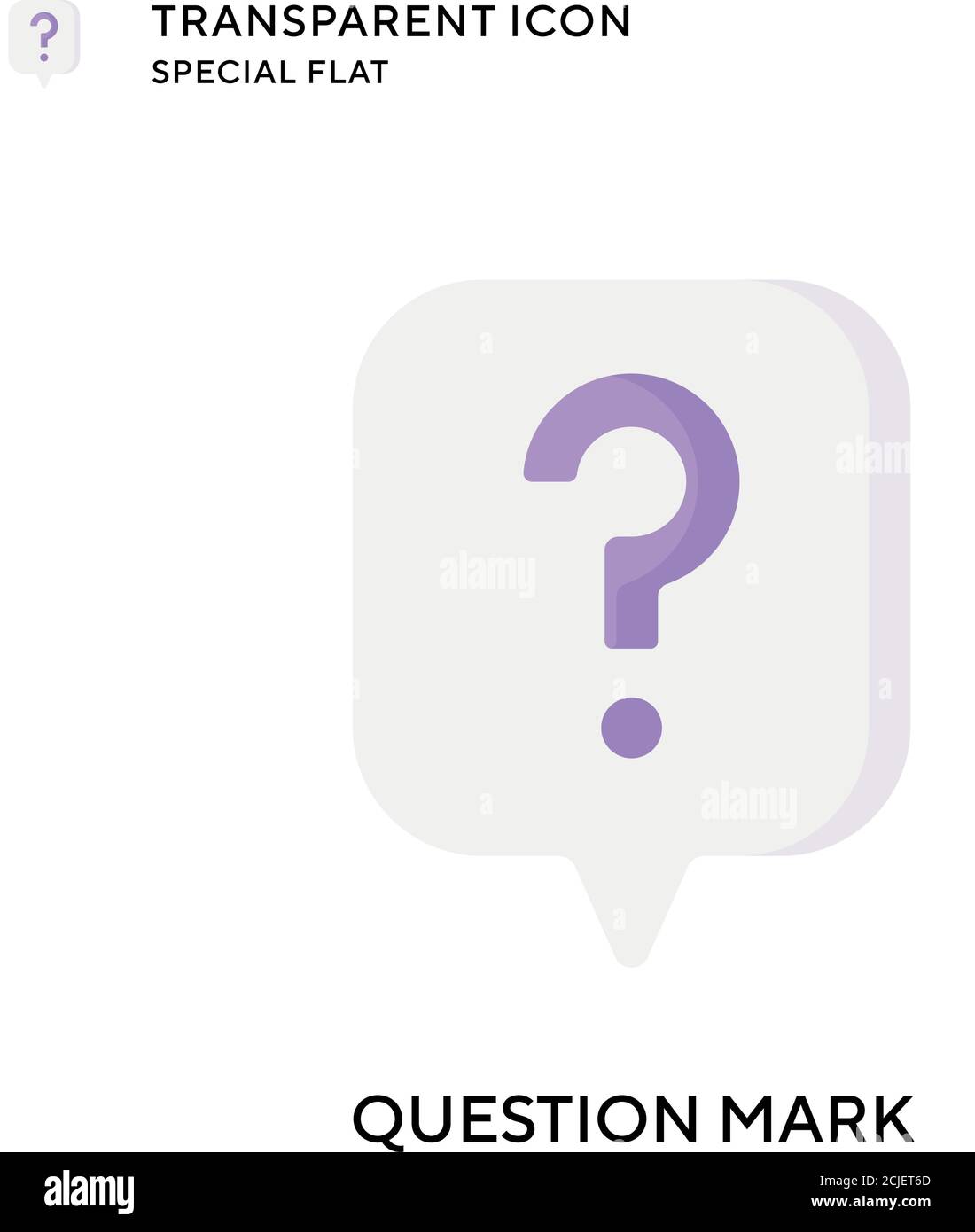 Question mark vector icon. Flat style illustration. EPS 10 vector Stock ...