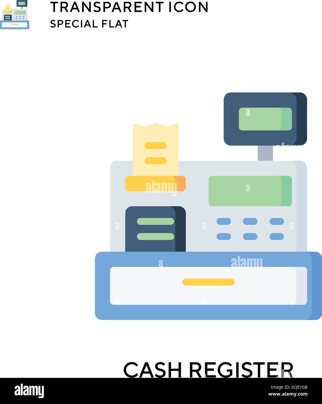 Cash till sign Stock Vector Images - Alamy