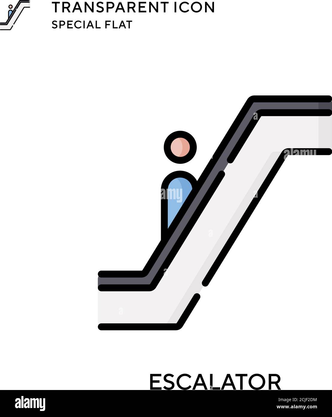 Shopping mall interior floor escalator Cut Out Stock Images & Pictures - Alamy