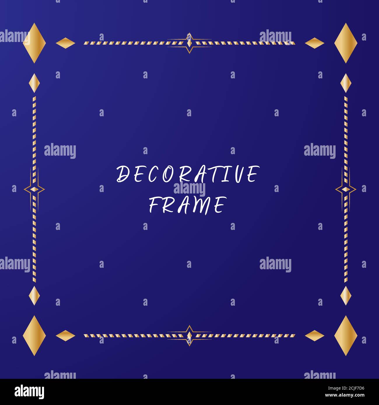geometric pattern of the frame. decorative style for postcards, banners ...