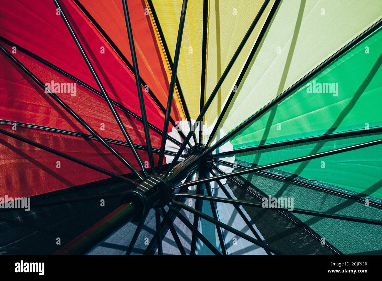background fabric texture of Colorful umbrella Stock Photo - Alamy