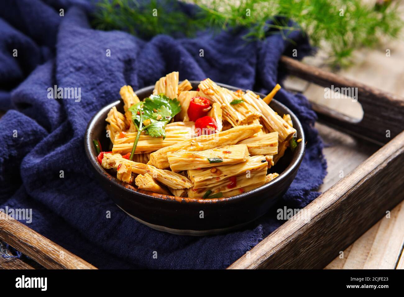 Cold bean curd stick Stock Photo - Alamy