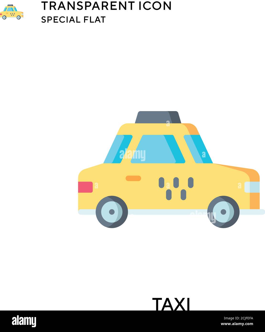 Tourist call yellow cab Stock Vector Images - Alamy