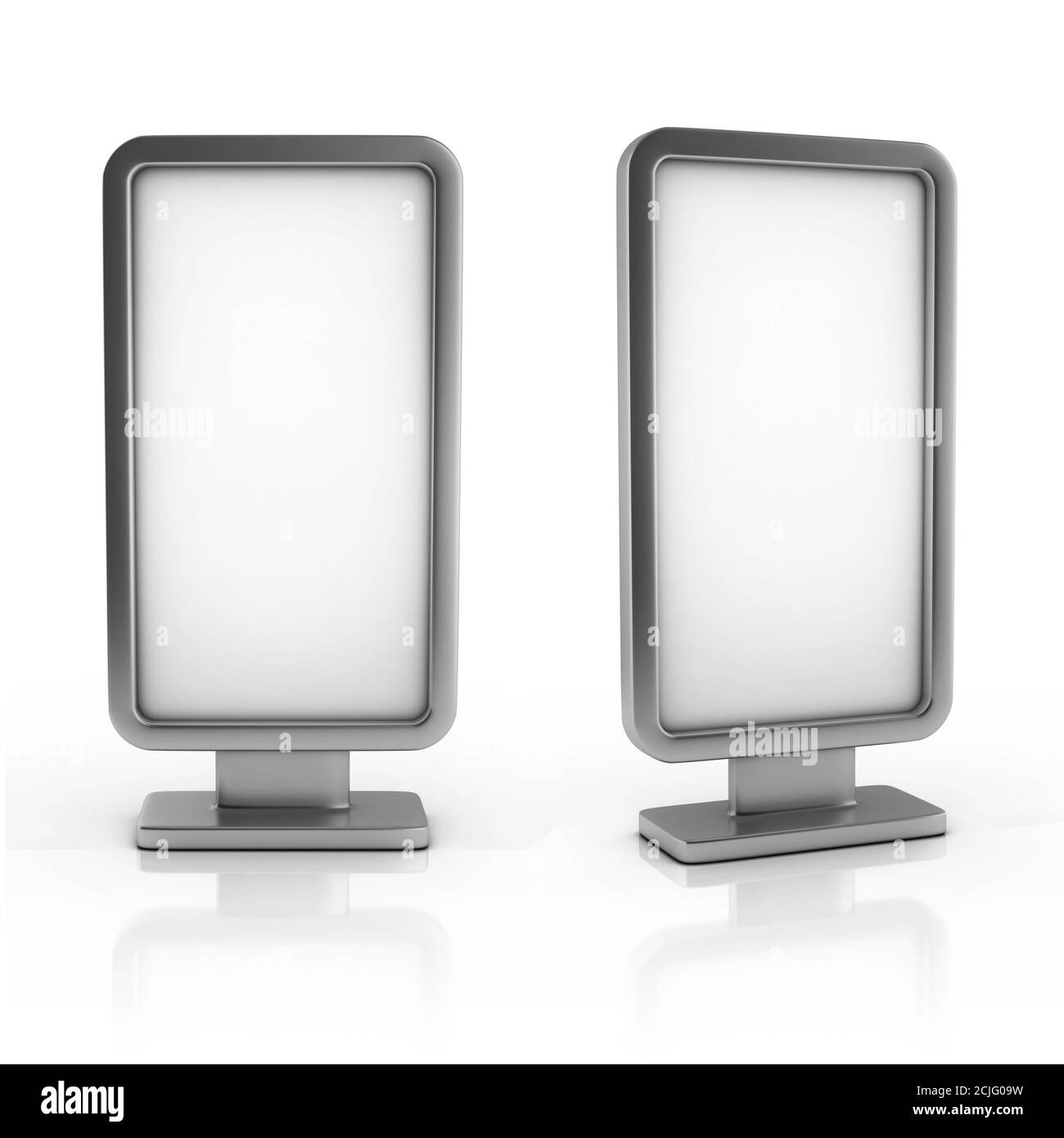 Two vertical blank business hi-res stock photography and images - Alamy