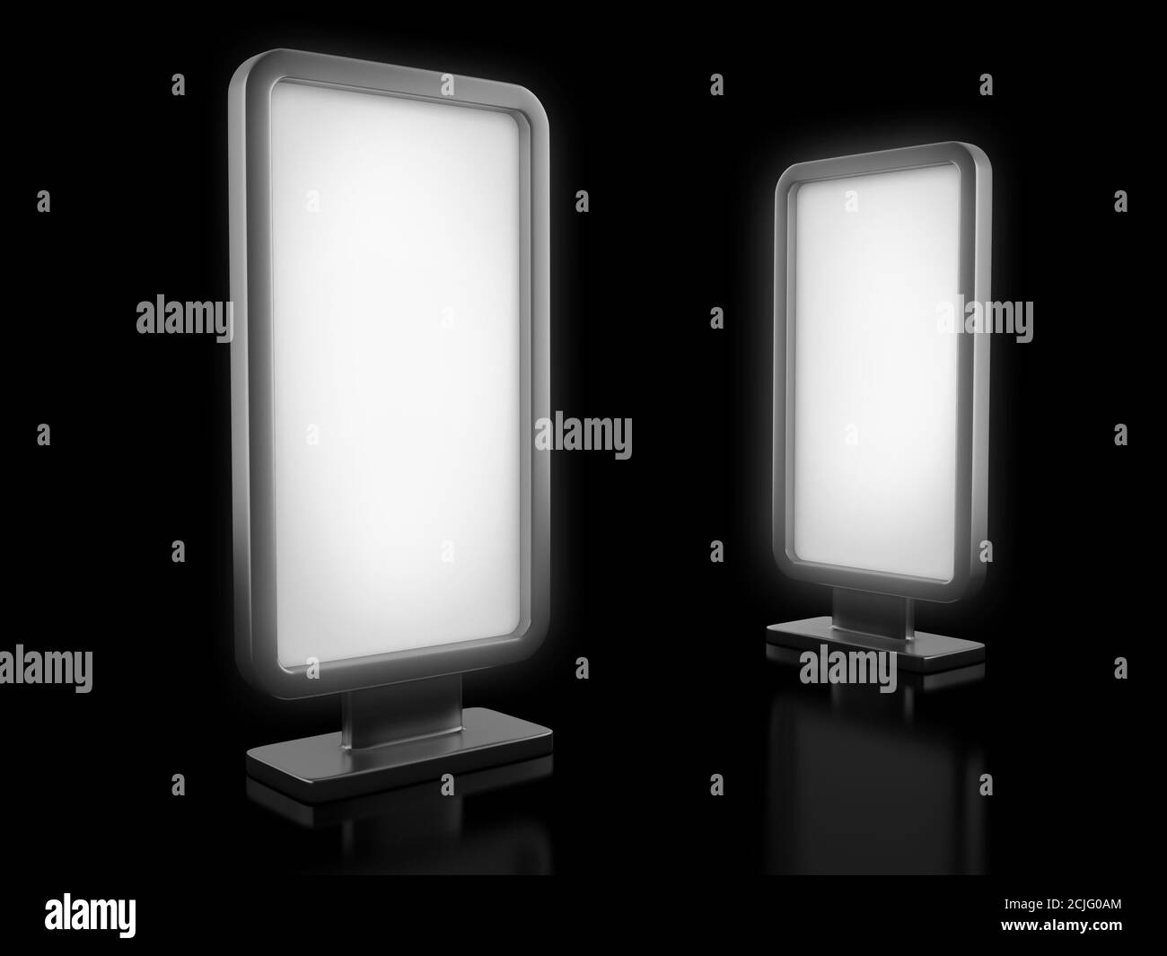 Two vertical blank business hi-res stock photography and images - Alamy