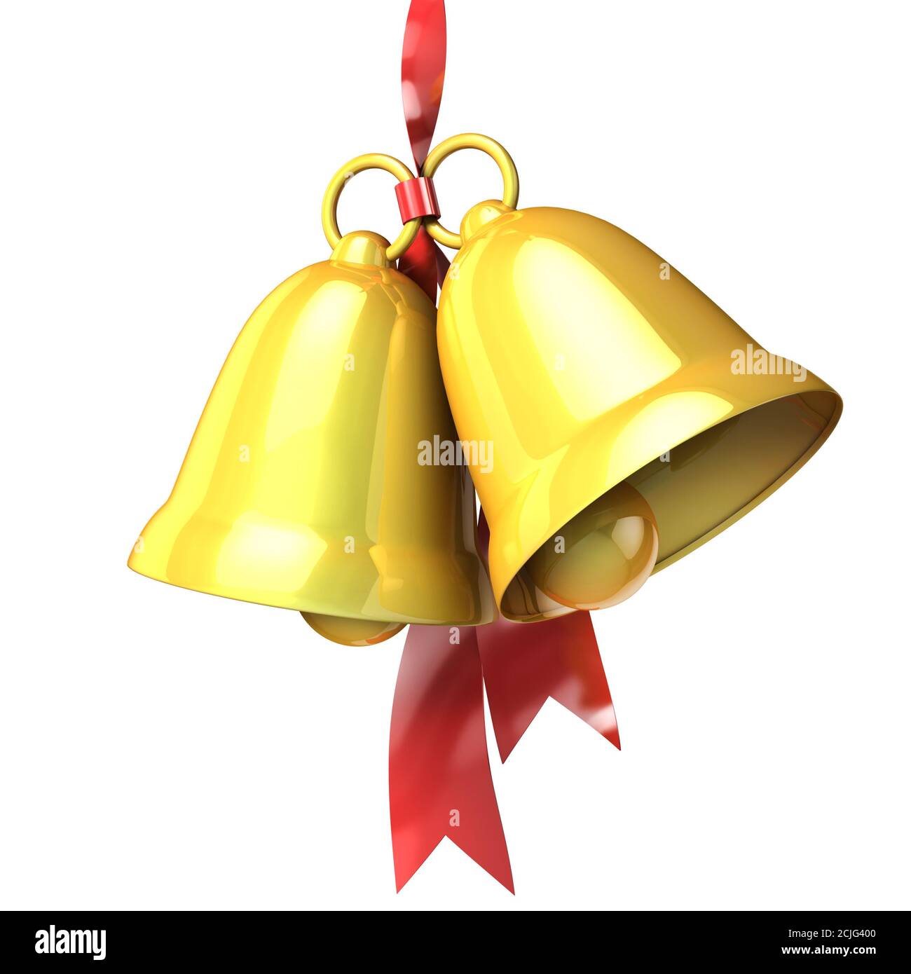 Golden bells illustration hi-res stock photography and images - Alamy