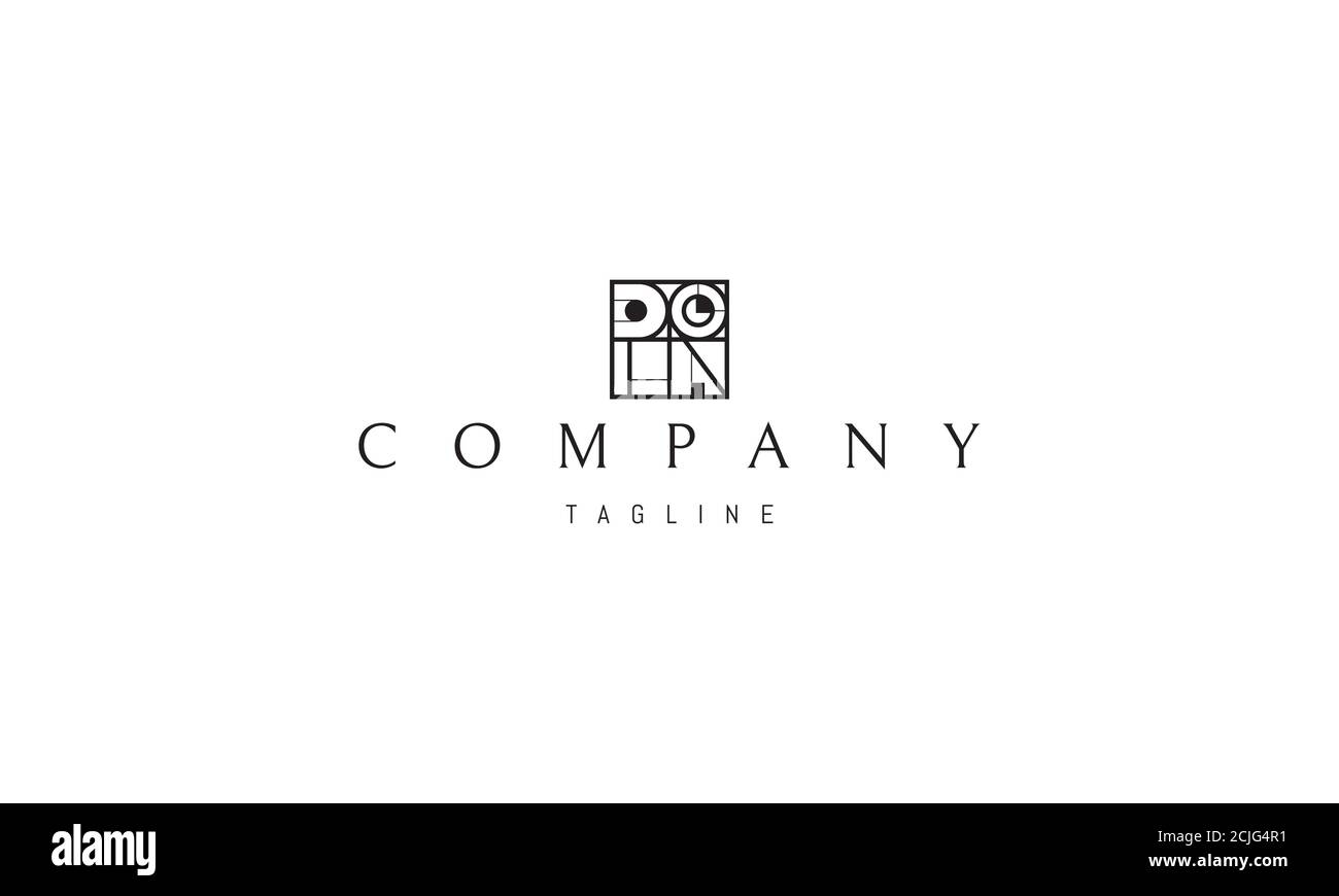 Vector logo design on which the abstract image 1 of the letter R in a ...