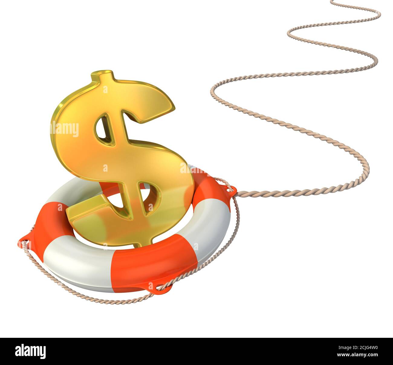 saving dollar abstract 3d concept Stock Photo - Alamy