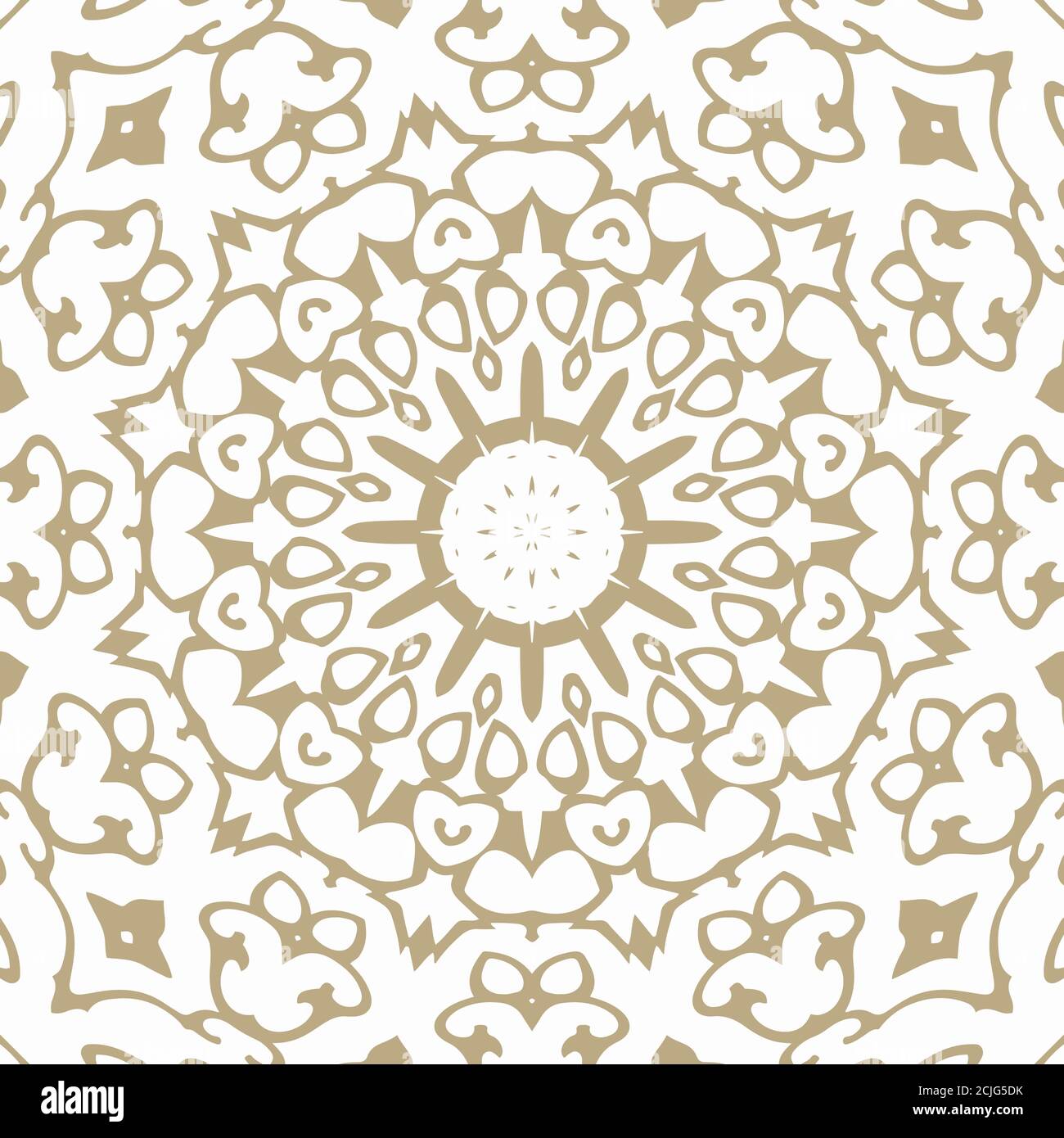 Oriental Seamless Vector Pattern - Repeating ornament for textile ...