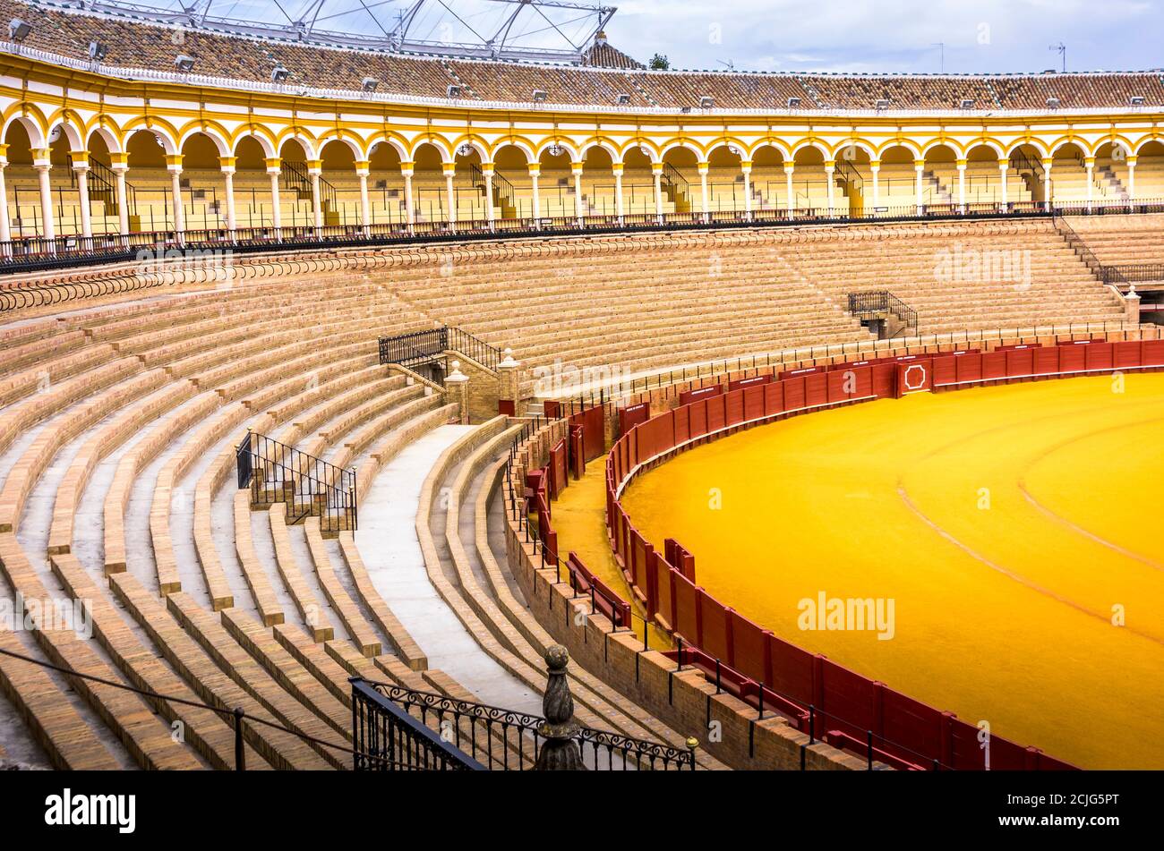 SEVILLE, SPAIN - March Circa, 2020. Plaza de Toros de la Maestranza ...