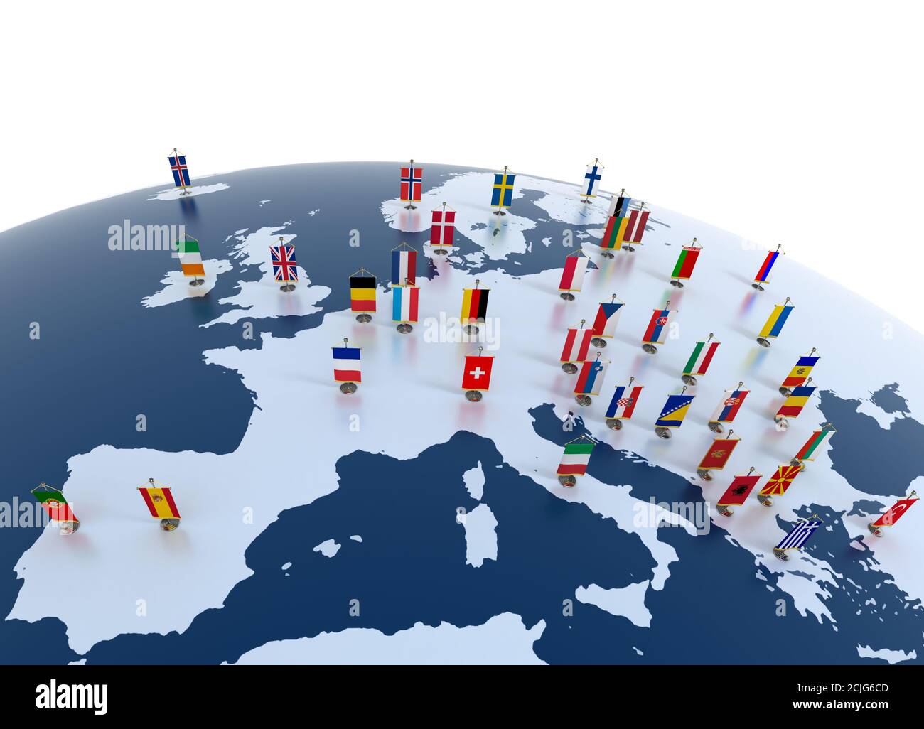 3d germany map flag illustration hi-res stock photography and images ...