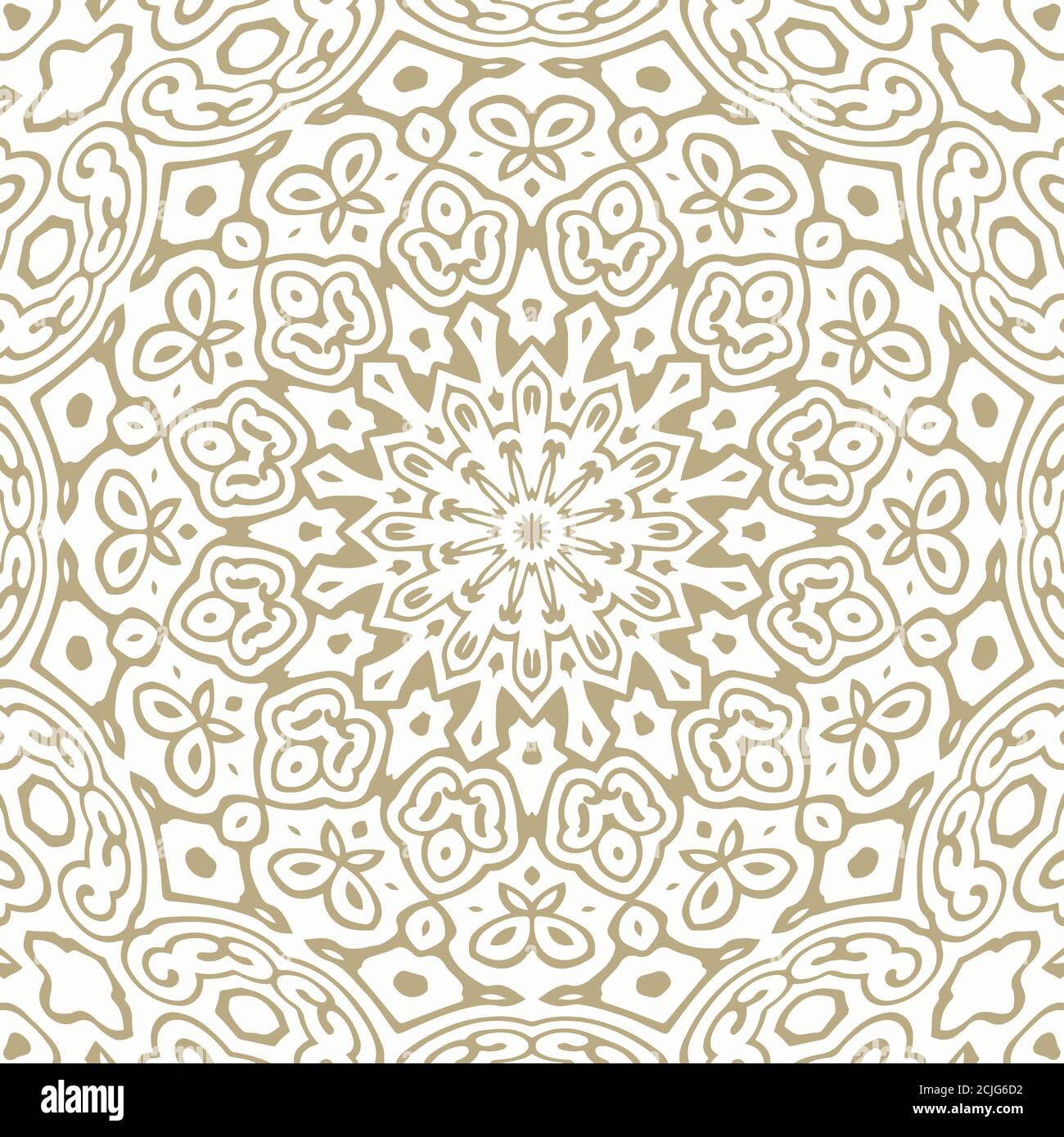 Oriental Seamless Vector Pattern - Repeating ornament for textile ...