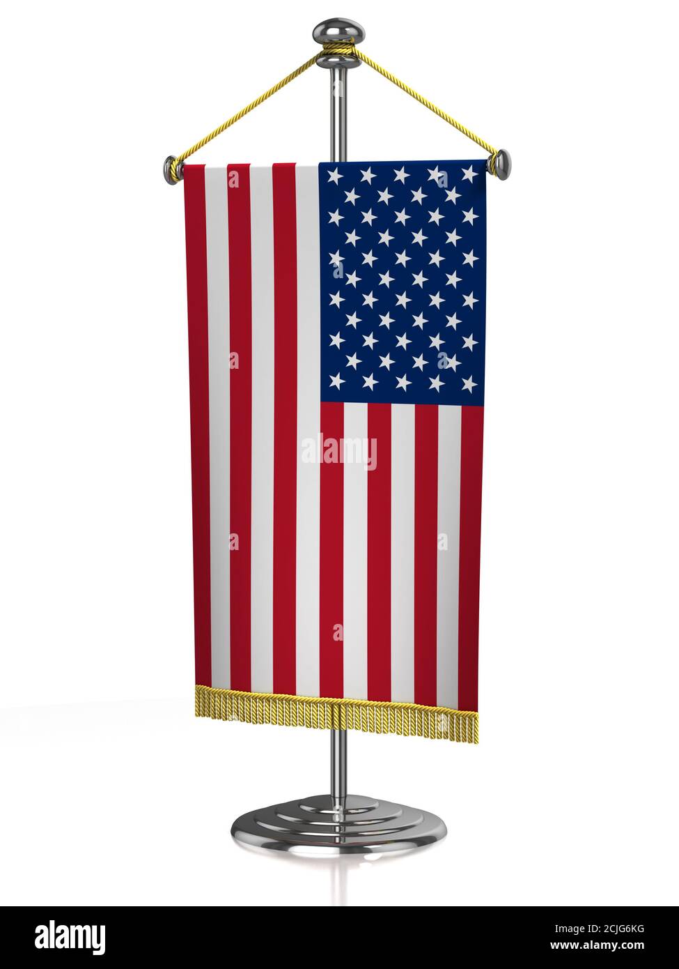 american table flag isolated on white Stock Photo - Alamy
