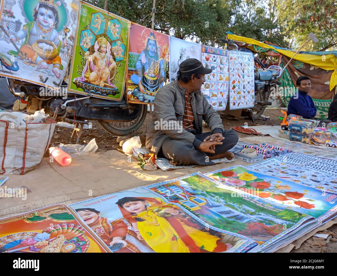 DISTRICT KATNI, INDIA - FEBRUARY 02, 2020: Indian village people ...