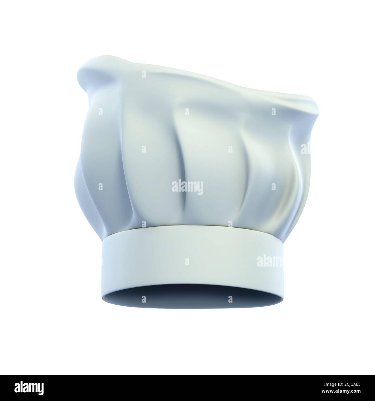 chef's hat, cook cap isolated on the white background 3d illustration ...