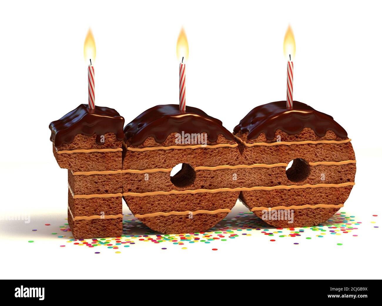 100 year birthday cake hi-res stock photography and images - Alamy