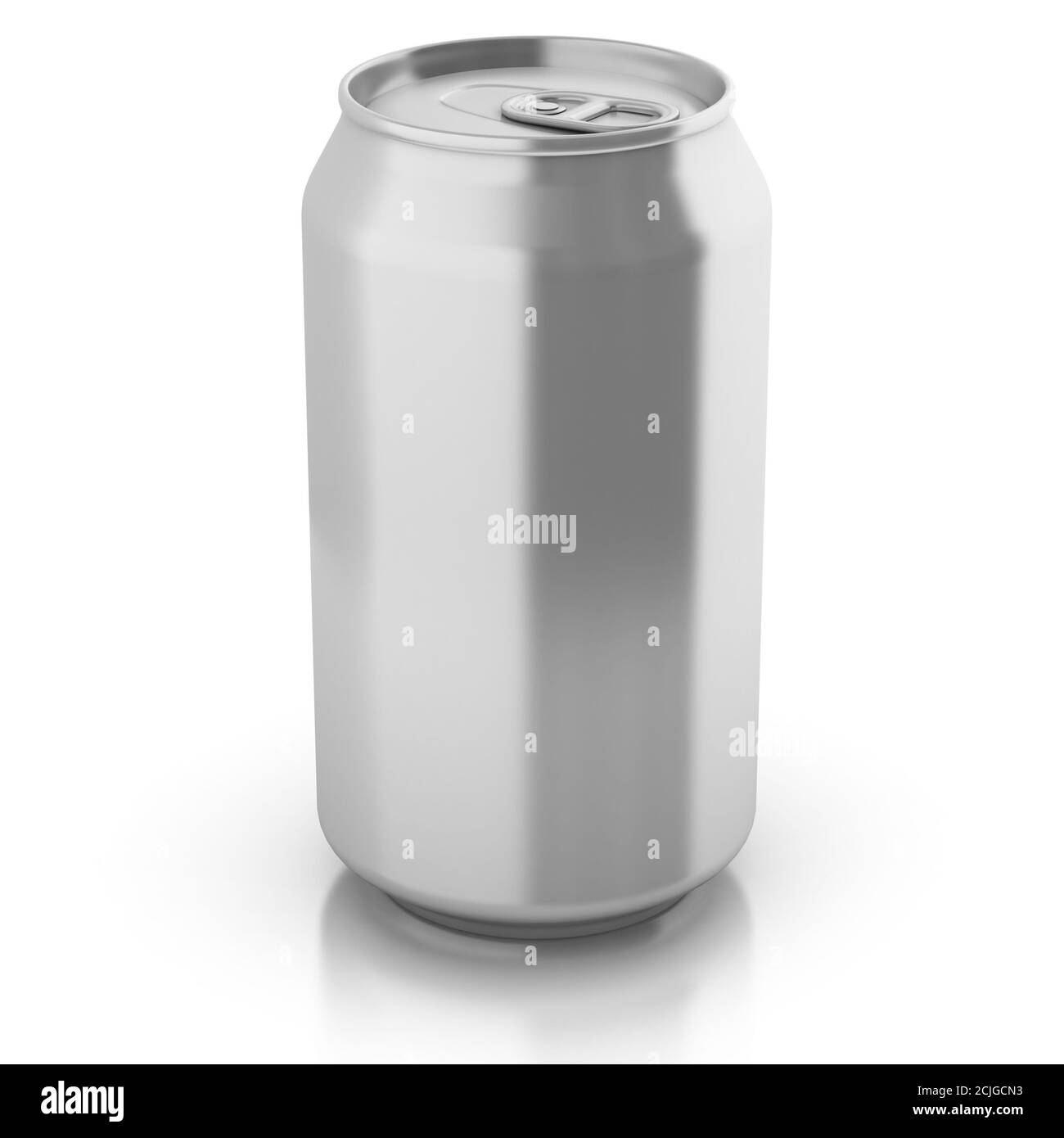 blank aluminum can isolated on a white background Stock Photo - Alamy
