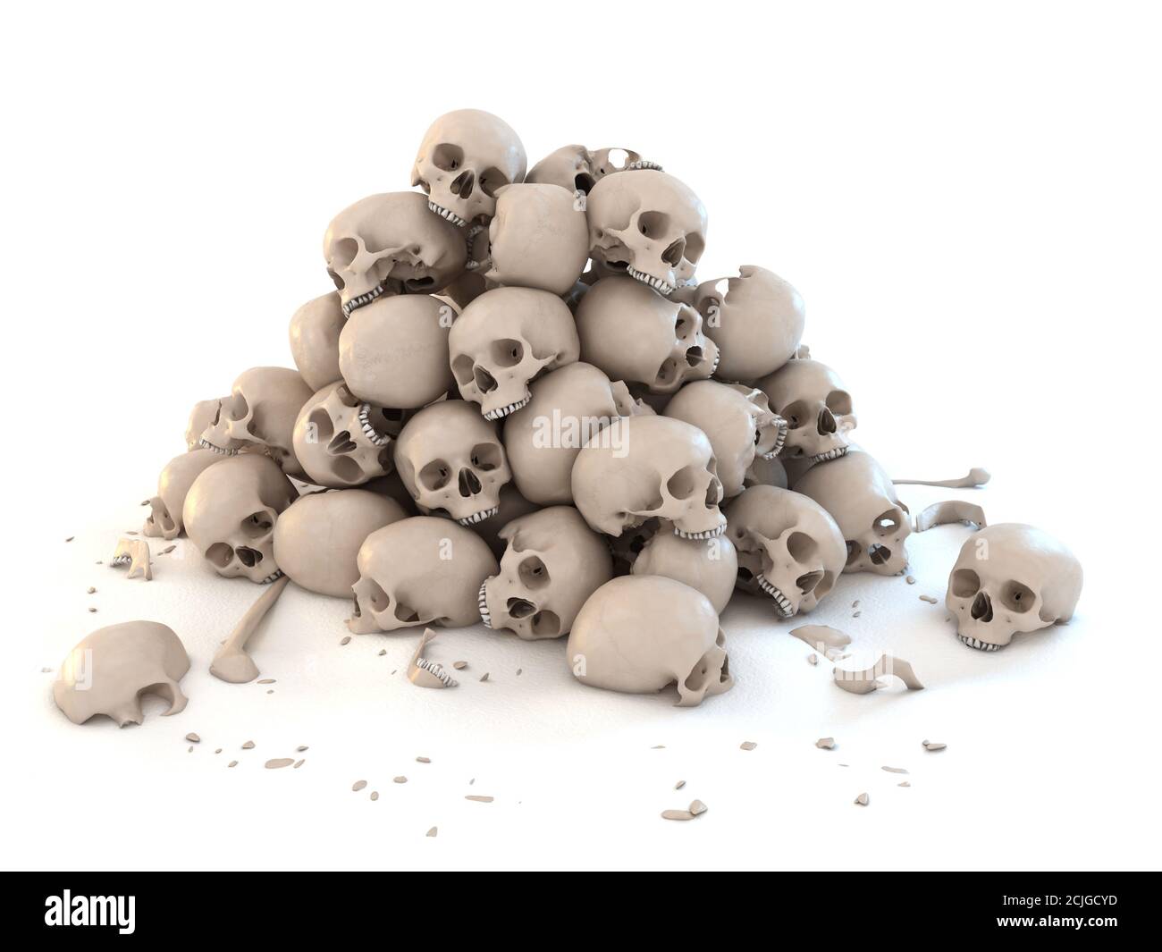 Human teeth pile Cut Out Stock Images & Pictures - Alamy