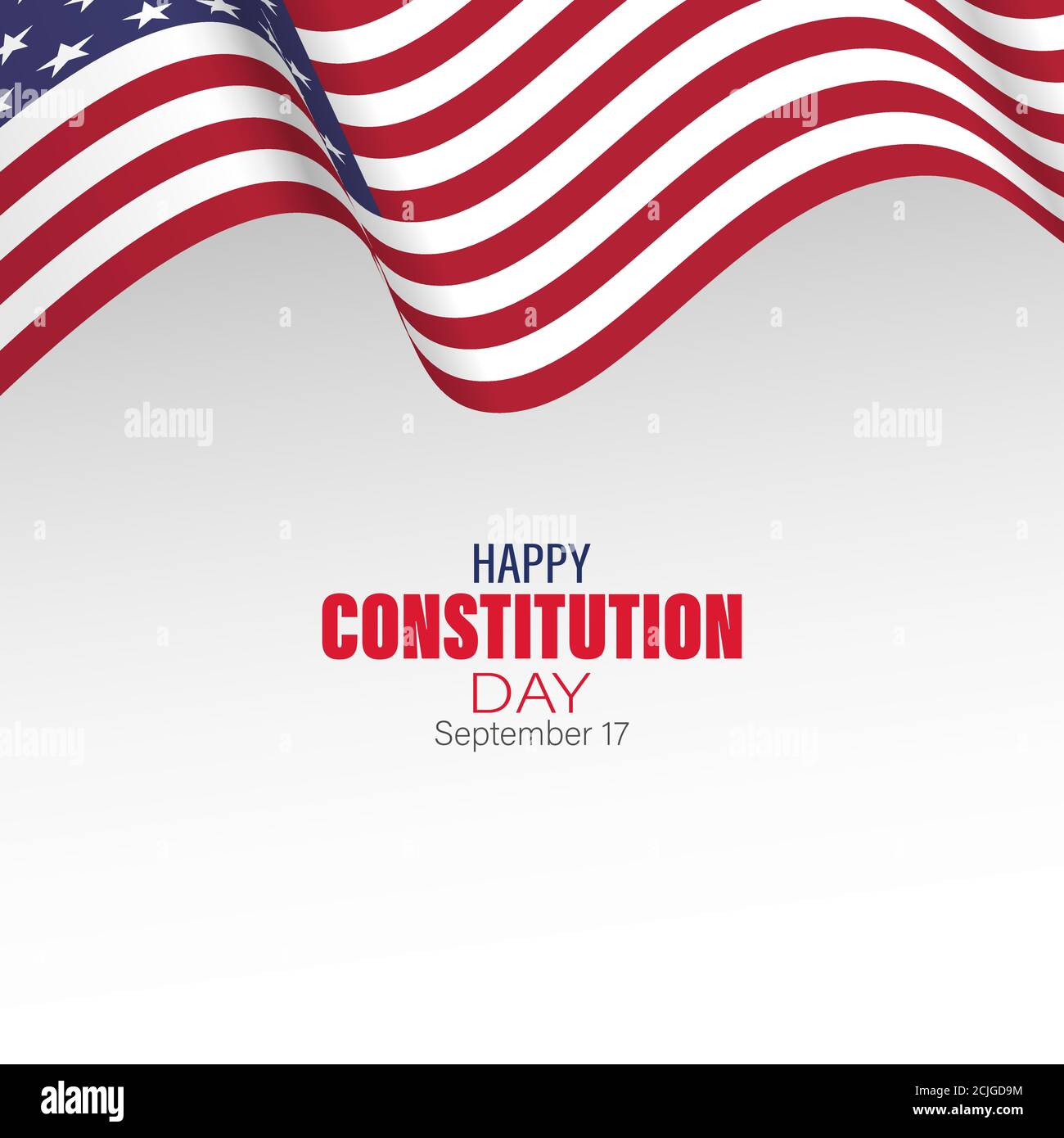 Vector Illustration of United States constitution day. 17 september ...