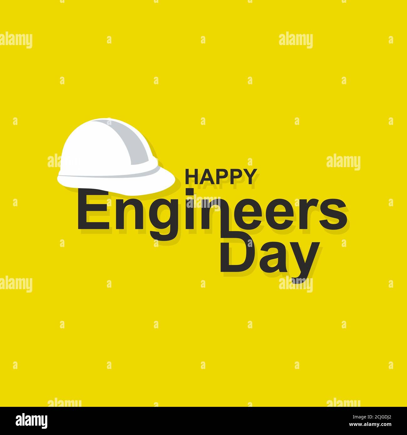 Happy Engineers Day - Banner - Calligraphy Stock Photo - Alamy