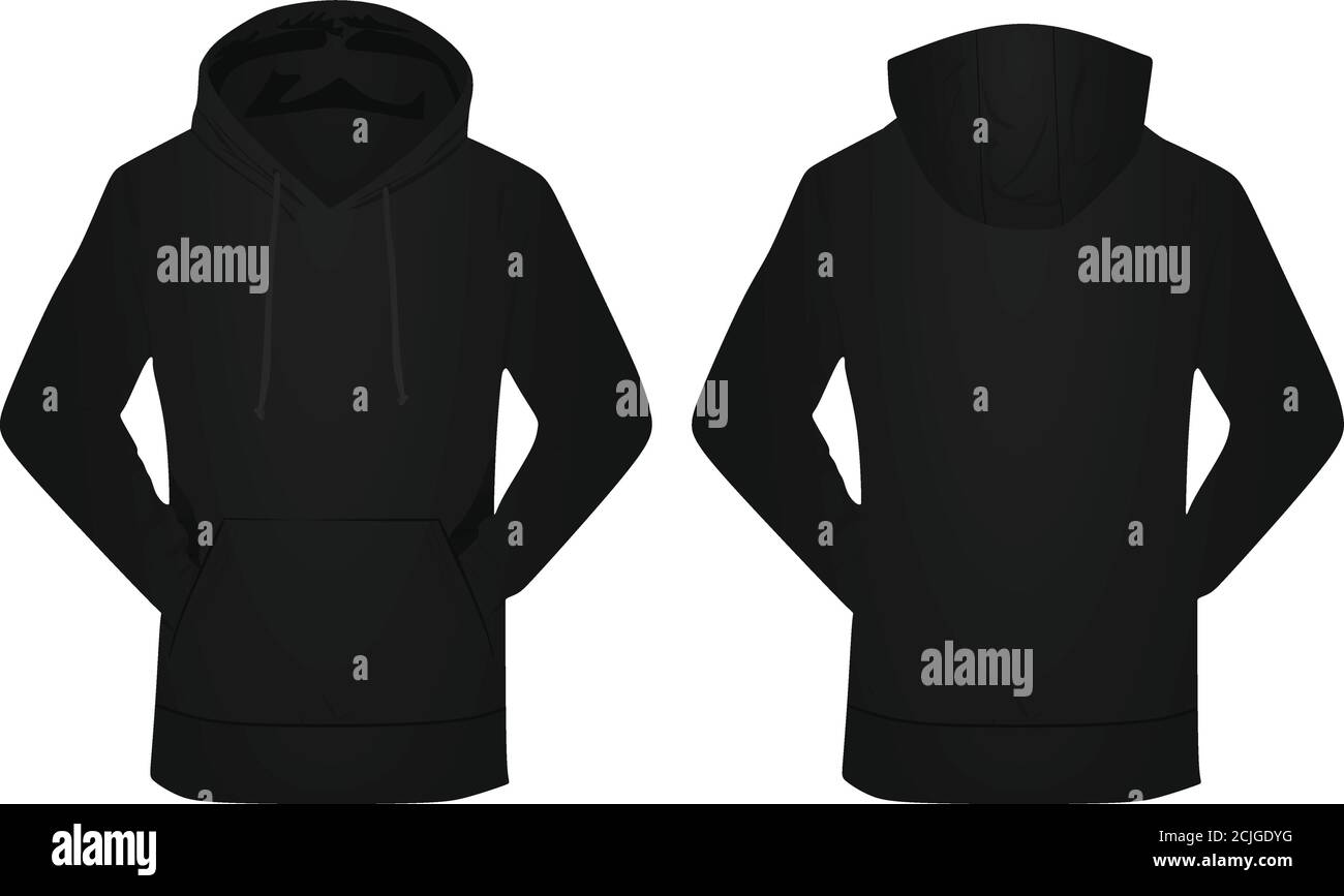 Front back sweatshirt Stock Vector Images - Alamy