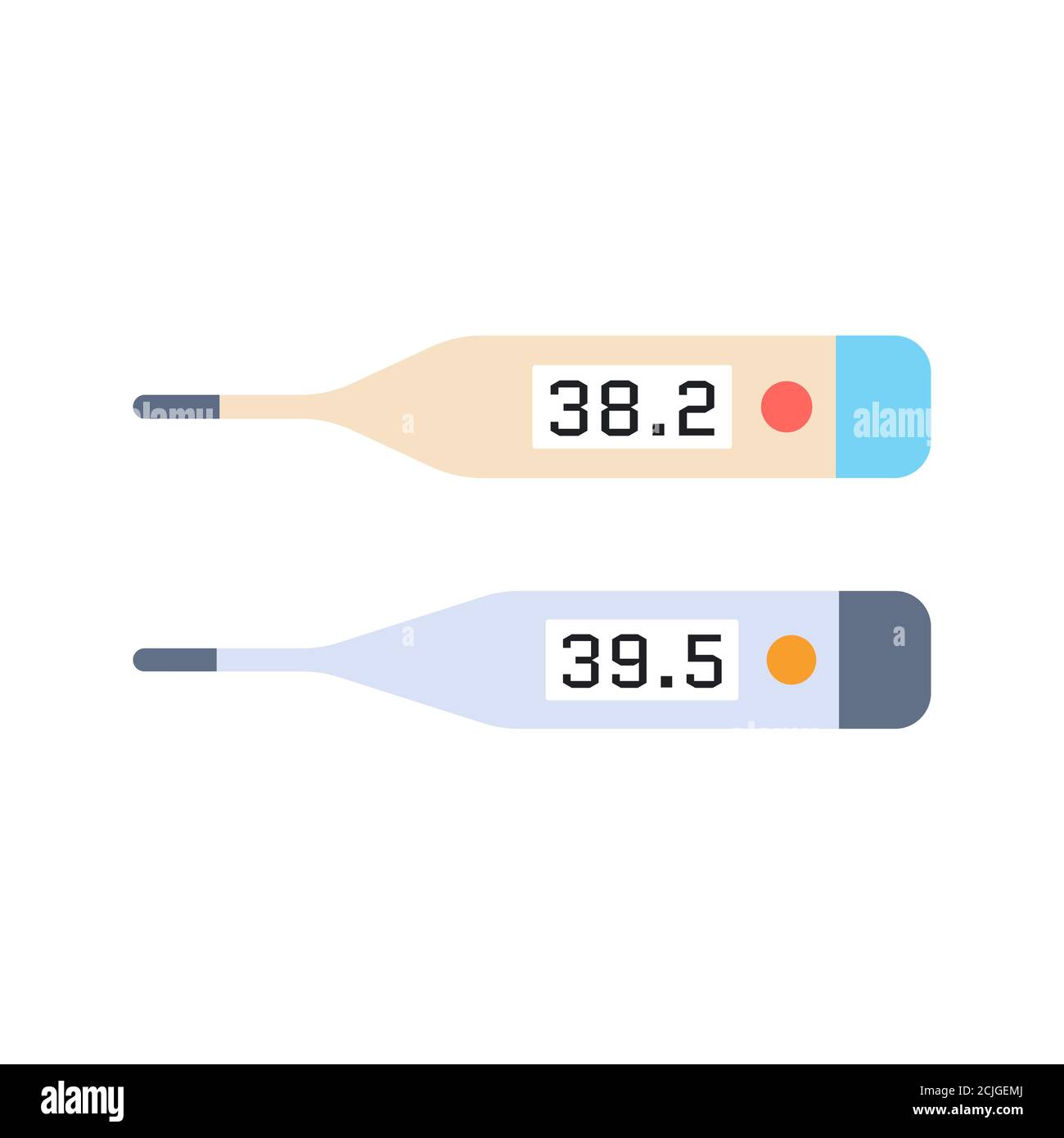 Digital clinical thermometer icon hi-res stock photography and images ...