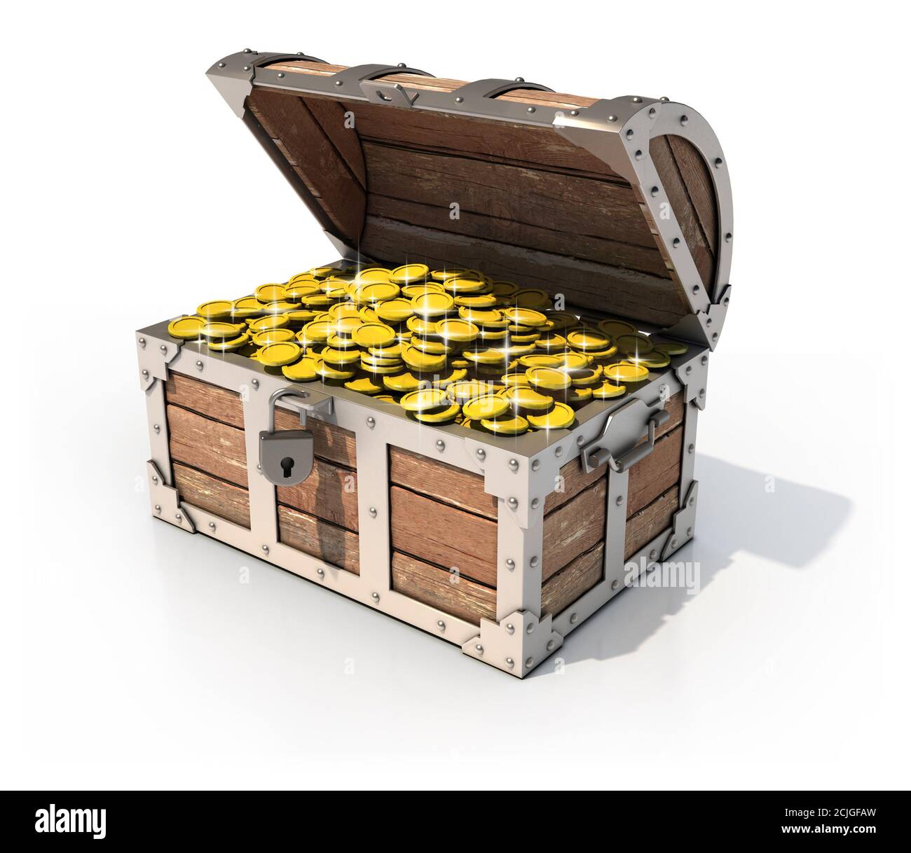 Open treasure chest hi-res stock photography and images - Alamy