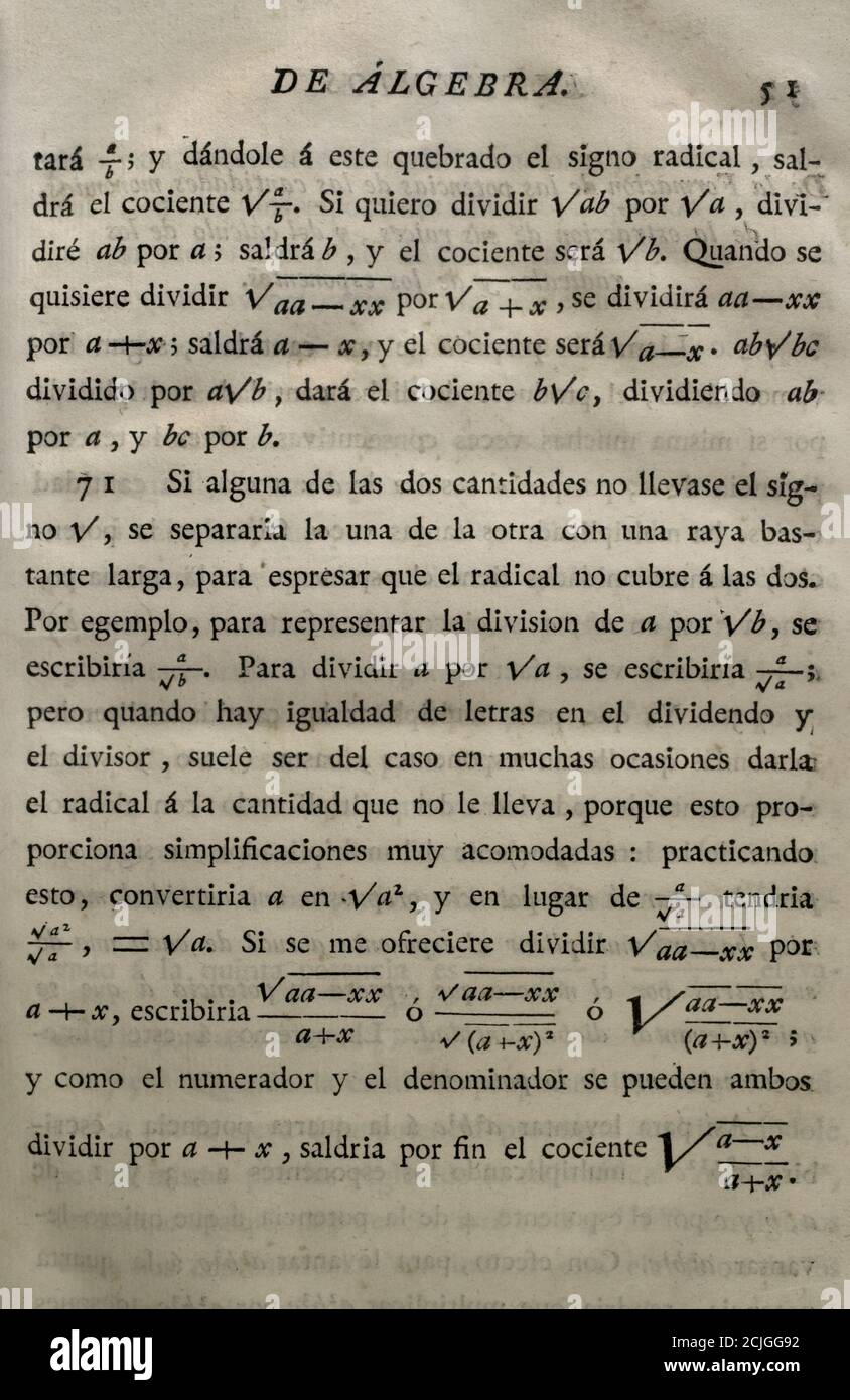 álgebra de división hi-res stock photography and images - Alamy