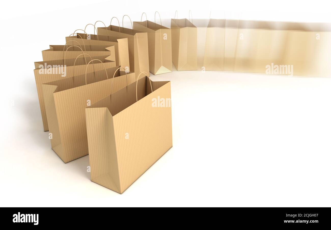Shopping spree many bags hi-res stock photography and images - Alamy