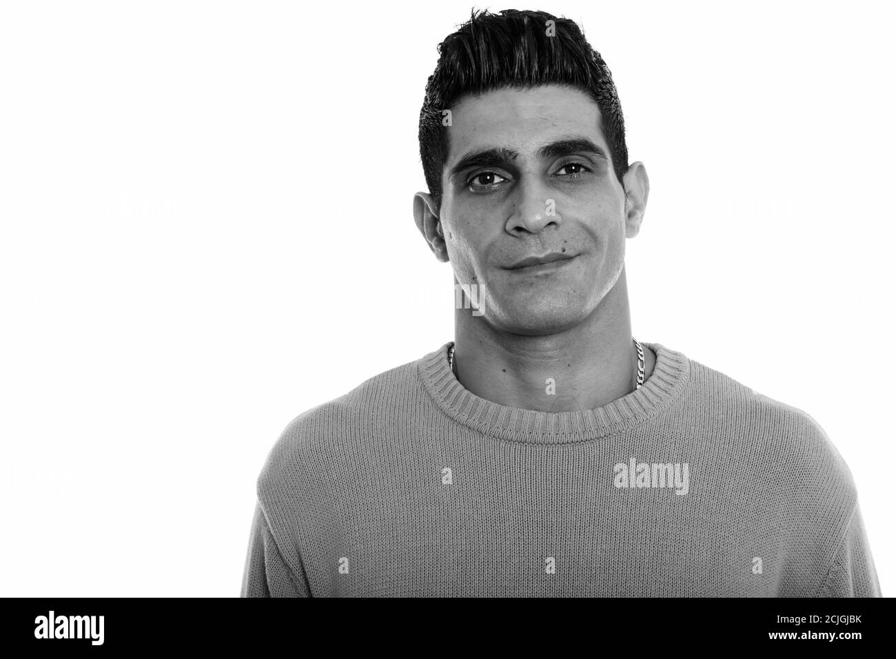 Portrait macho muscular man Black and White Stock Photos & Images - Alamy